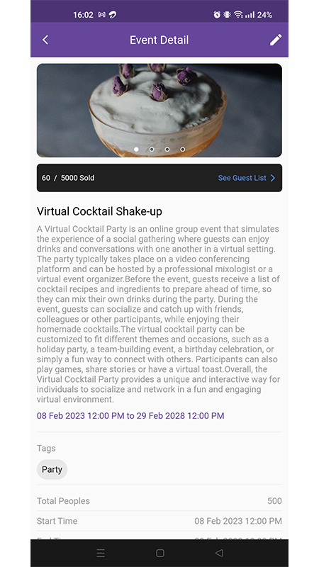 Organizer App for EventRight Pro Event Ticket Booking System by SaaSMonks